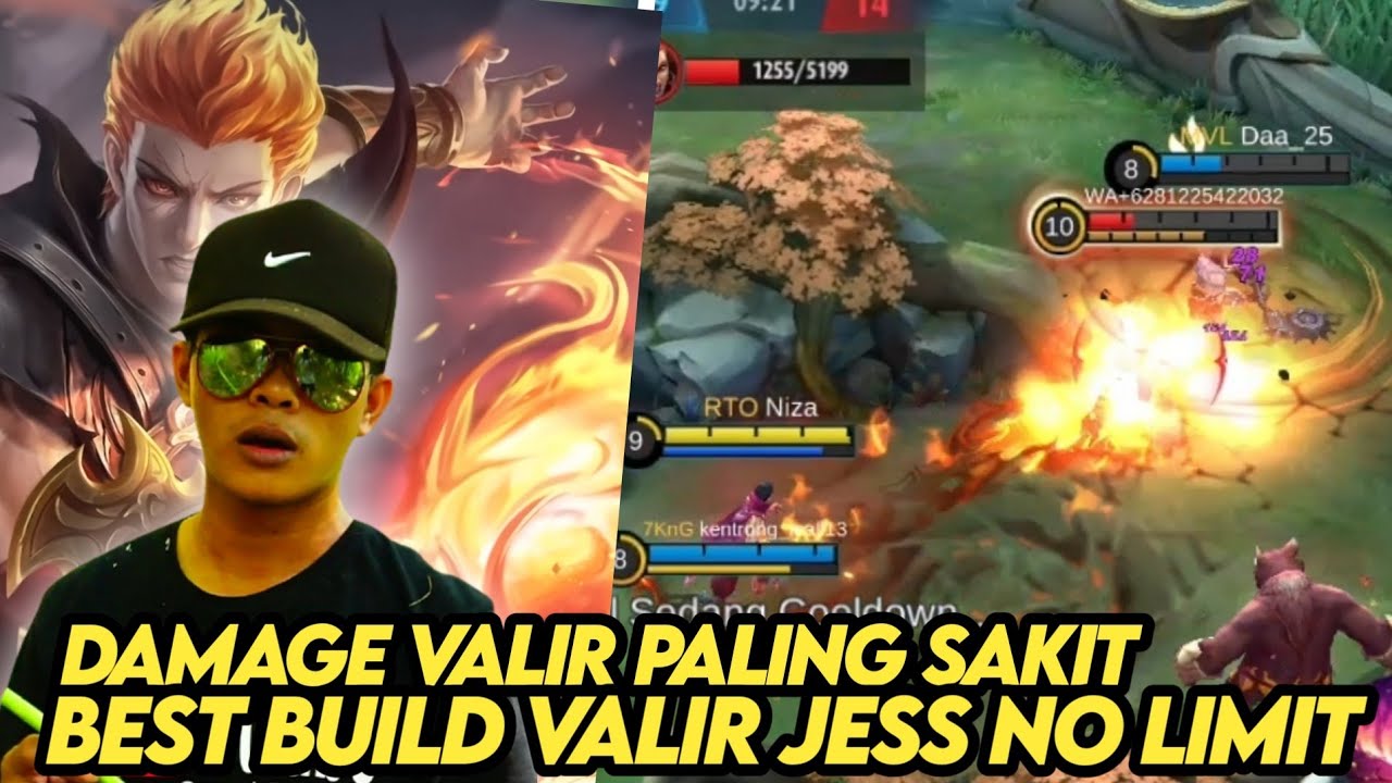 Build Hero ML Tersakit 2021 || Damage Valir Paling Sakit || Best Build ...