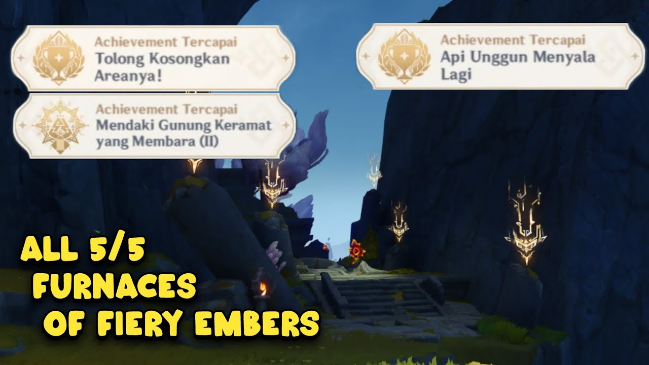 All 5/5 Furnaces Of Fiery Embers | Hidden Luxurious Chest & Hidden ...
