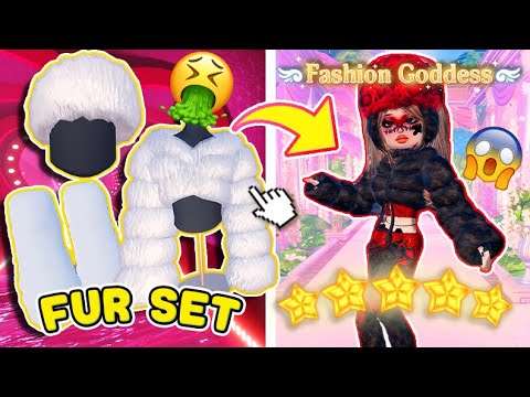 MAKING PROS Wear the FUR SET in Dress To Impress! in Roblox DTI - YouTube
