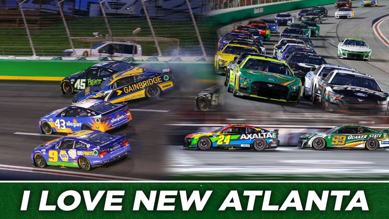 New Atlanta Is AMAZING | NASCAR Atlanta Race Highlights & Reaction ...