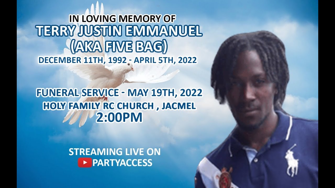 Funeral Service Of Terry Justin Emmanuel AKA Five Bag - YouTube