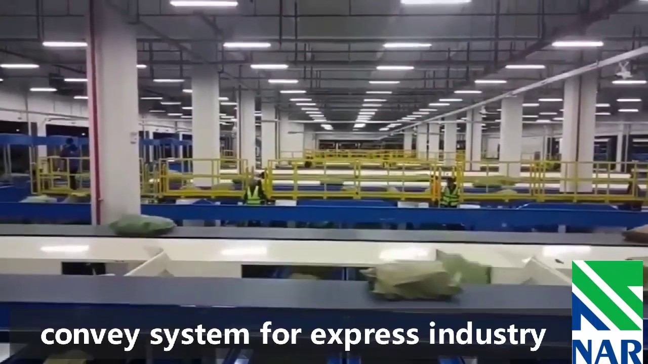 convey system for express industry - YouTube