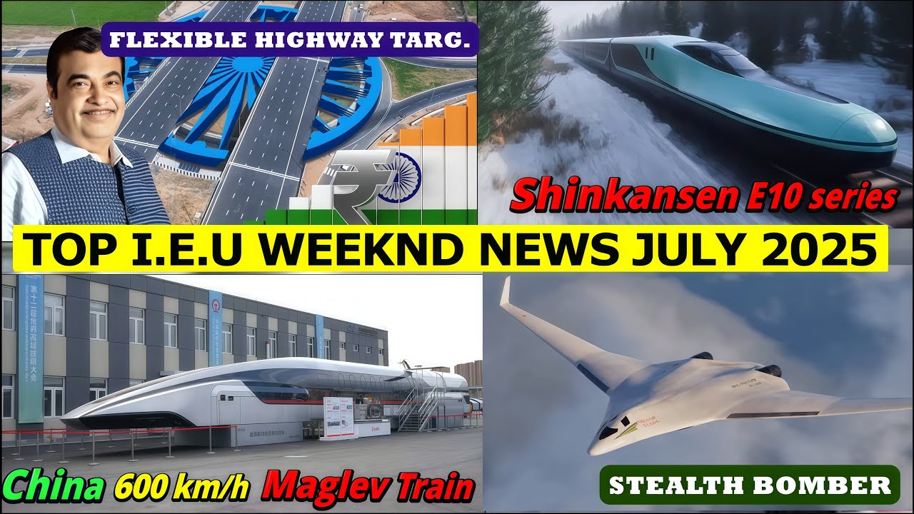 India stealth bomber, Japan E10 bullet train, China 600 km/h maglev ...