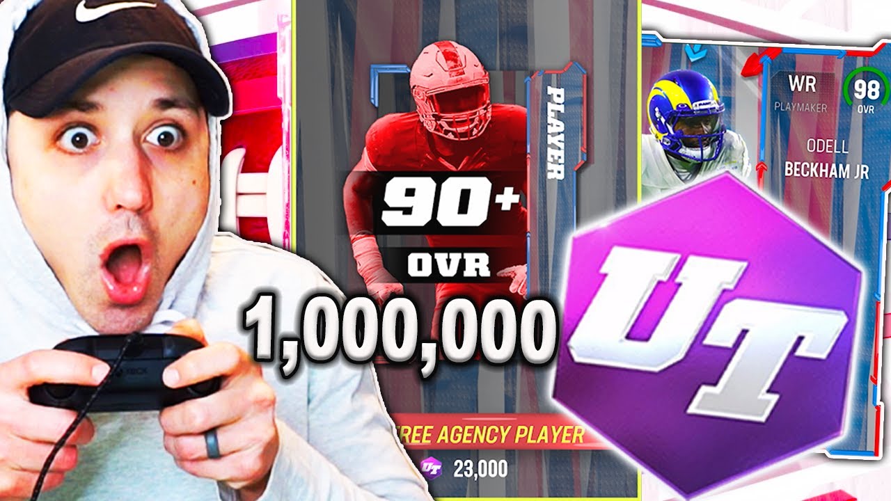 I Spent 1 Million Training On Free Agency Packs! Madden 23 Ultimate ...