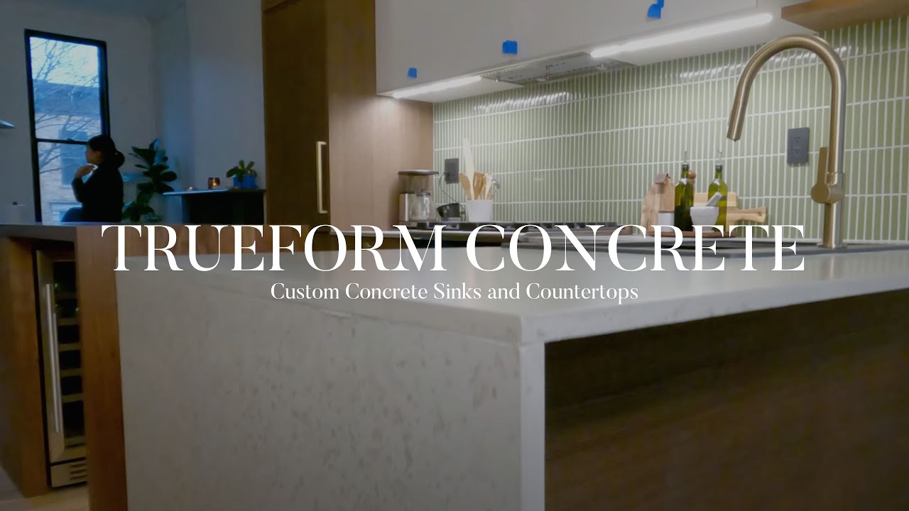 Trueform Concrete | Custom Concrete Sinks and Countertops - YouTube