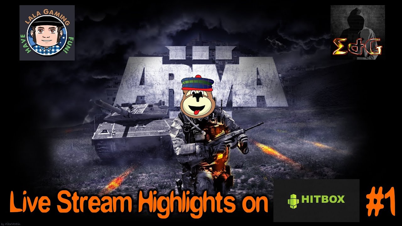 Hitbox stream highlights #1 - Arma 3 with friends - YouTube