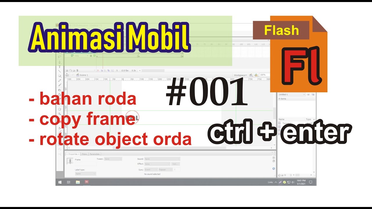 Animasi : #001 Movie Clip Roda - YouTube