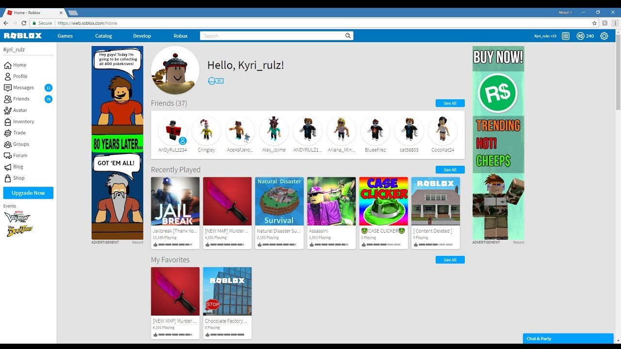 CRINGLEY IS MY FRIEND ON ROBLOX!!!!!! - YouTube