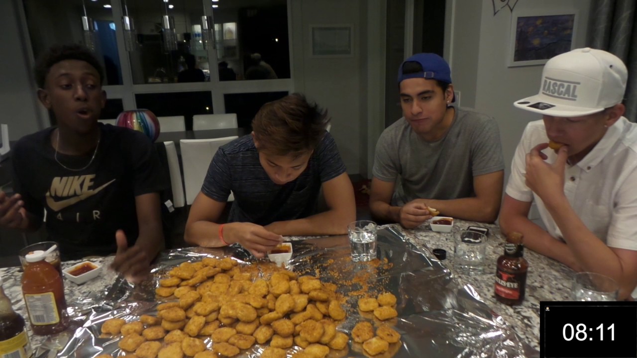 CRAZY 200 Chicken Nugget Challenge!! - YouTube
