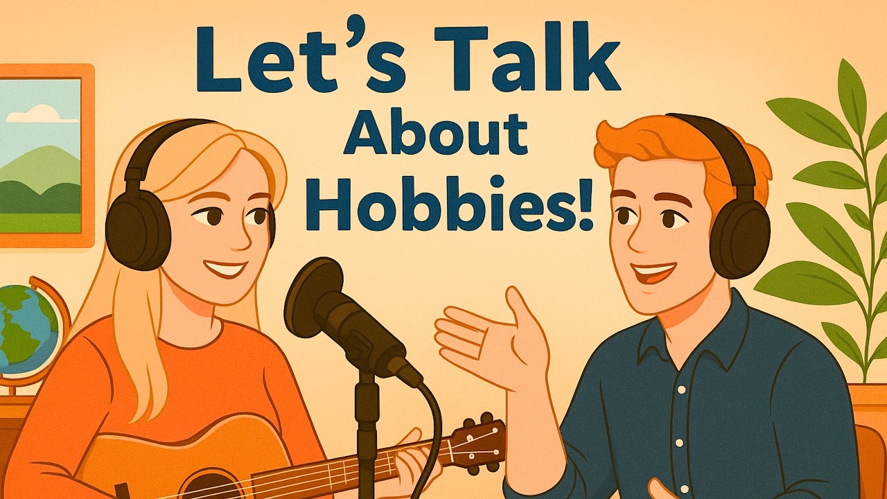 Talk About Your Hobbies in English 🎾 Easy Practice for Beginners | The ...