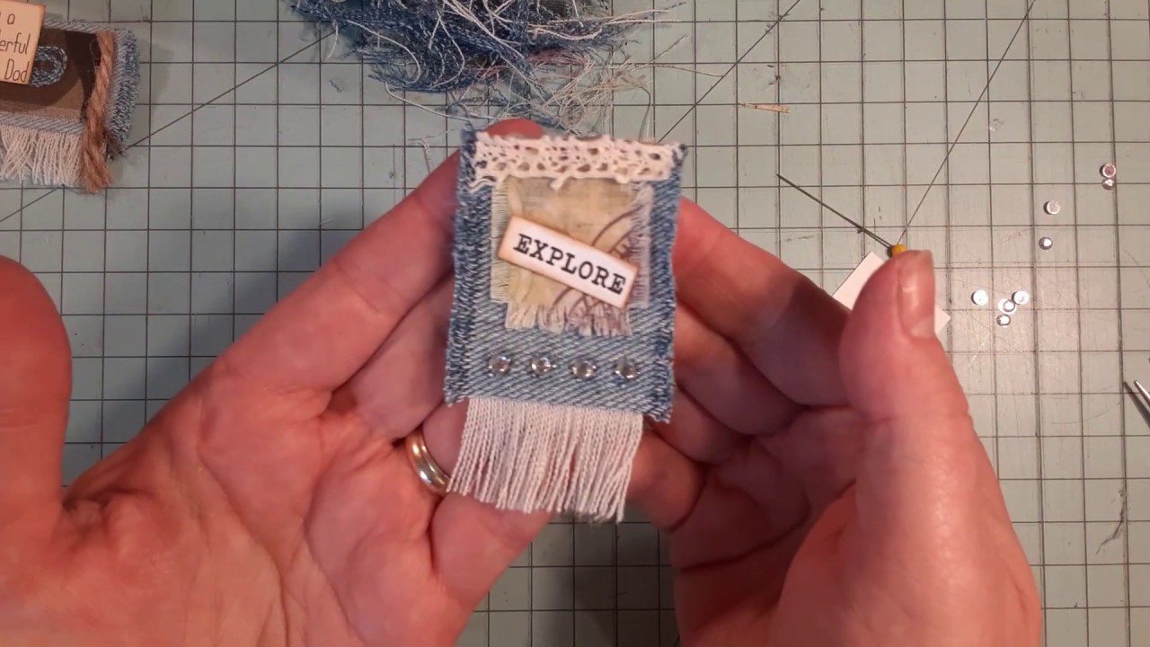 denim hidden paperclips - YouTube