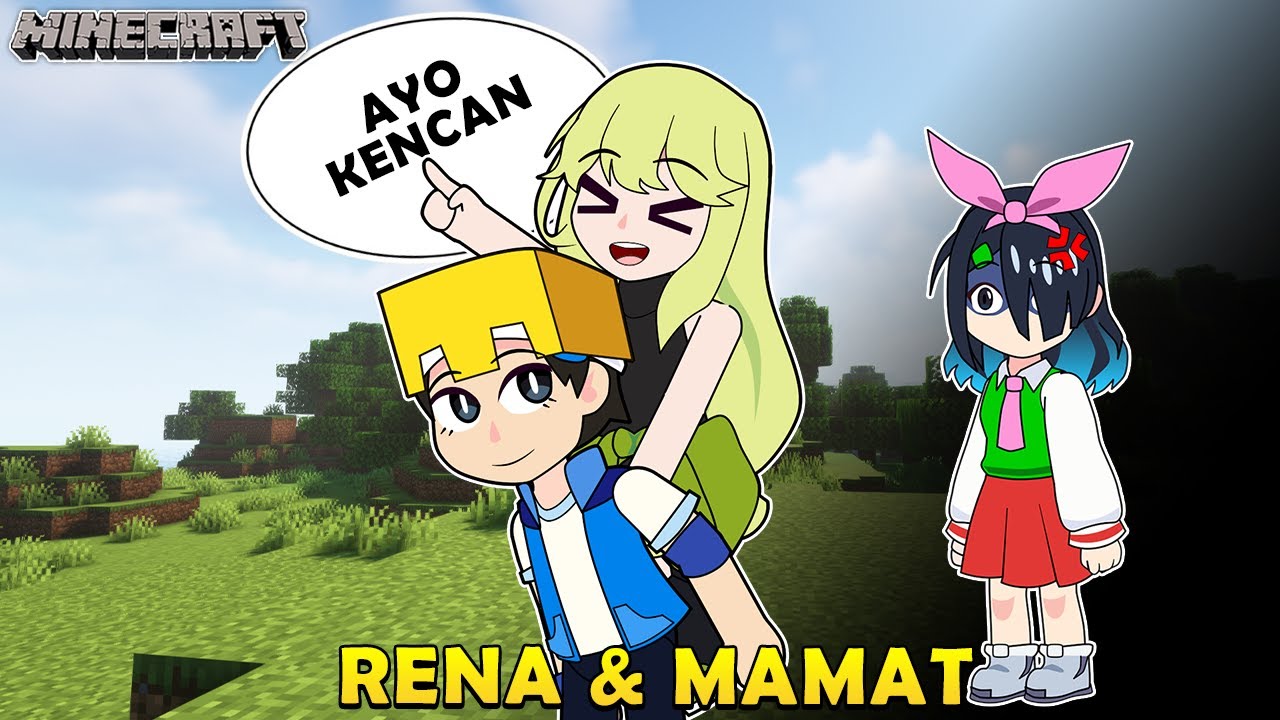 Mamat & Rena Bersama Seharian - Animasi Minecraft - YouTube