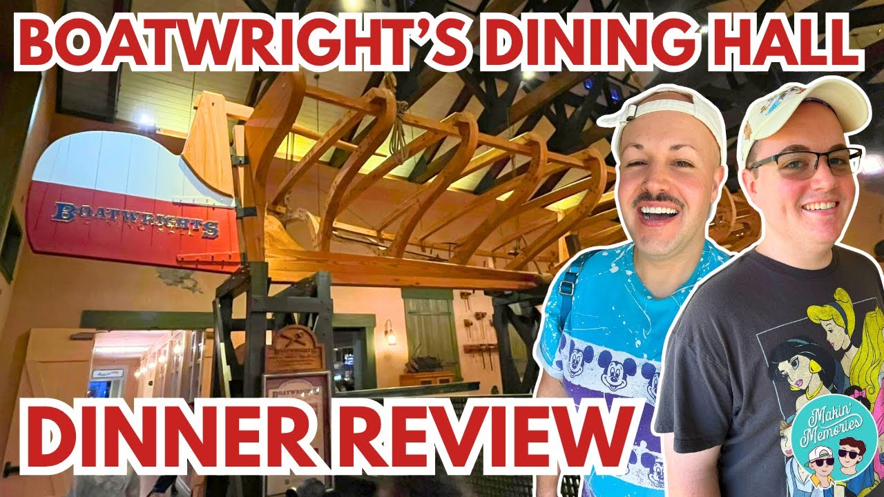 Boatwright's Dining Hall Dinner Review! | Disney World's Port Orleans Riverside Resort - YouTube