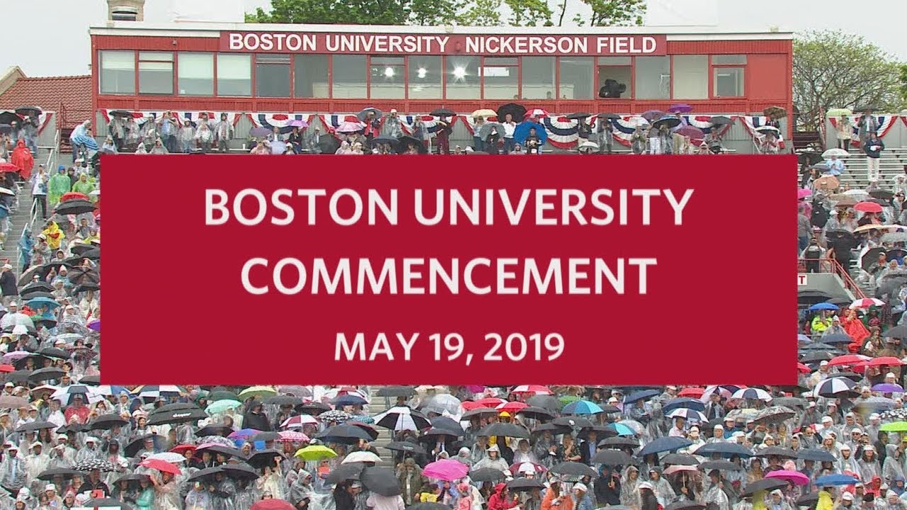 Boston University Commencement 2019 - YouTube