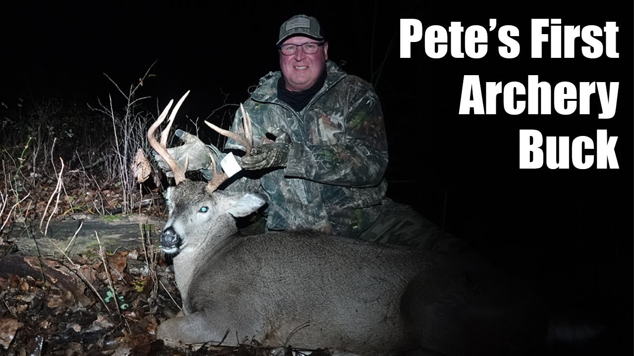 Pete's First Archery Buck - YouTube