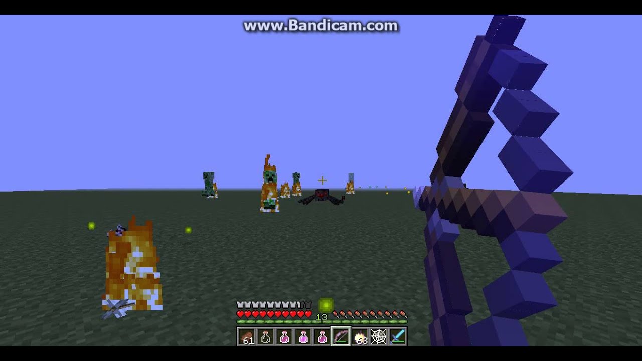 Minecraft Killing mobs - YouTube