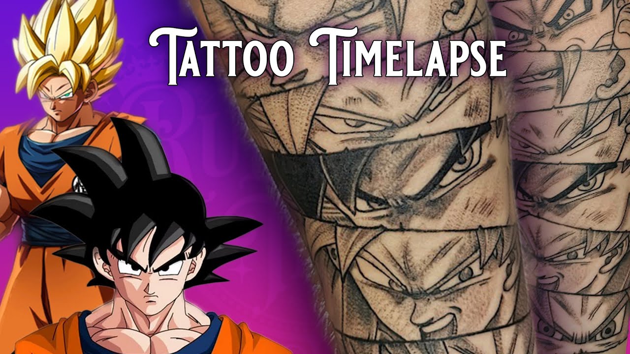 Goku Tattoo Time-lapse, Dragon Ball Anime - YouTube