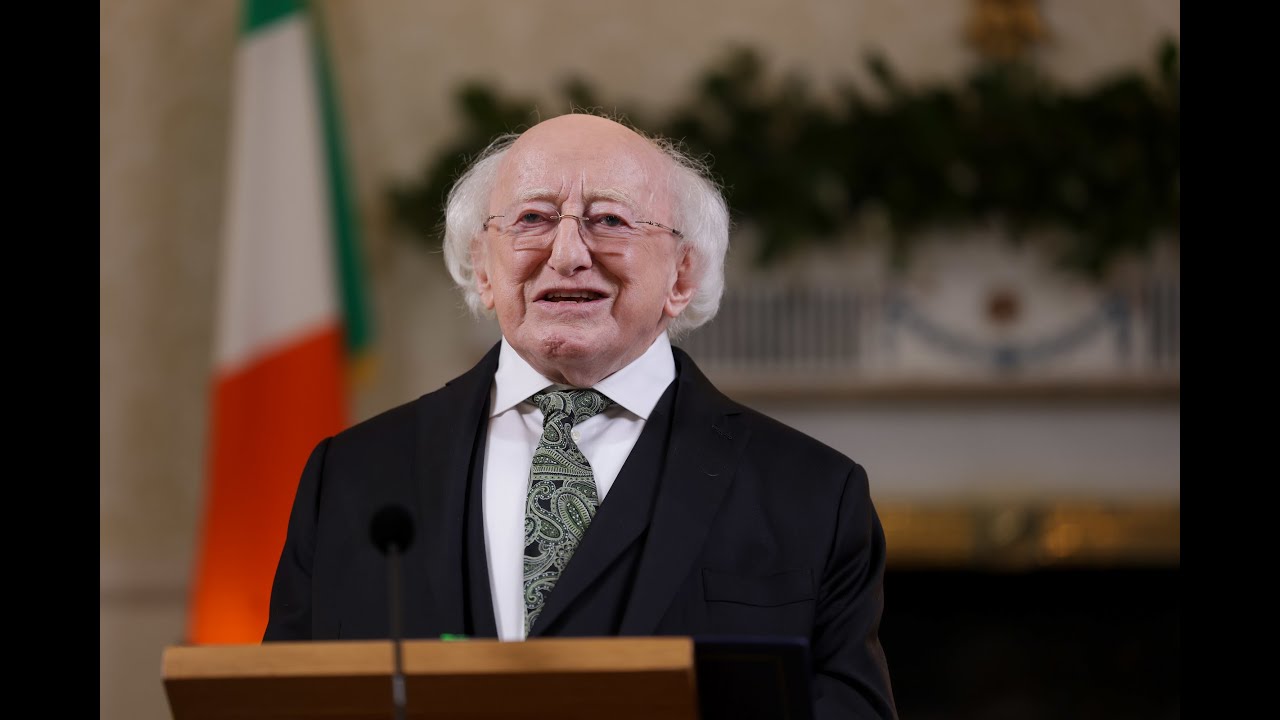 President Michael D. Higgins marks St. Patrick’s Day 2025 - YouTube