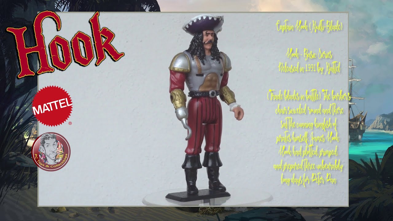 Captain Hook - Hook - 360 view - Mattel Vintage - YouTube