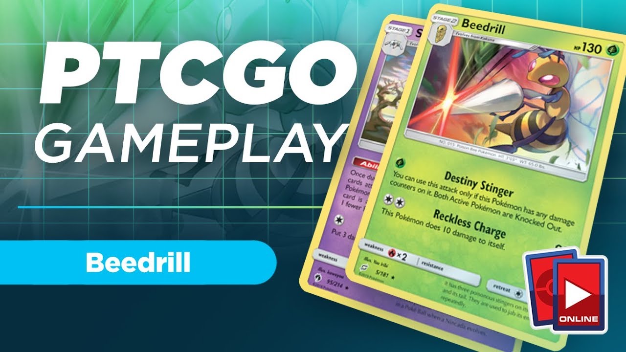 Beedrill / Shedinja Deck - PTCGO Gameplay (SUM - Team Up) - YouTube