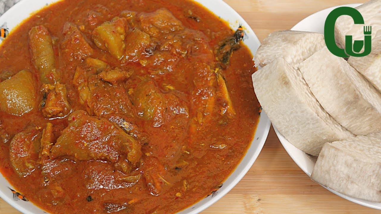 Yam & Owo Stew/Soup | The Traditional Edo People's Food - Chinwe Uzoma ...