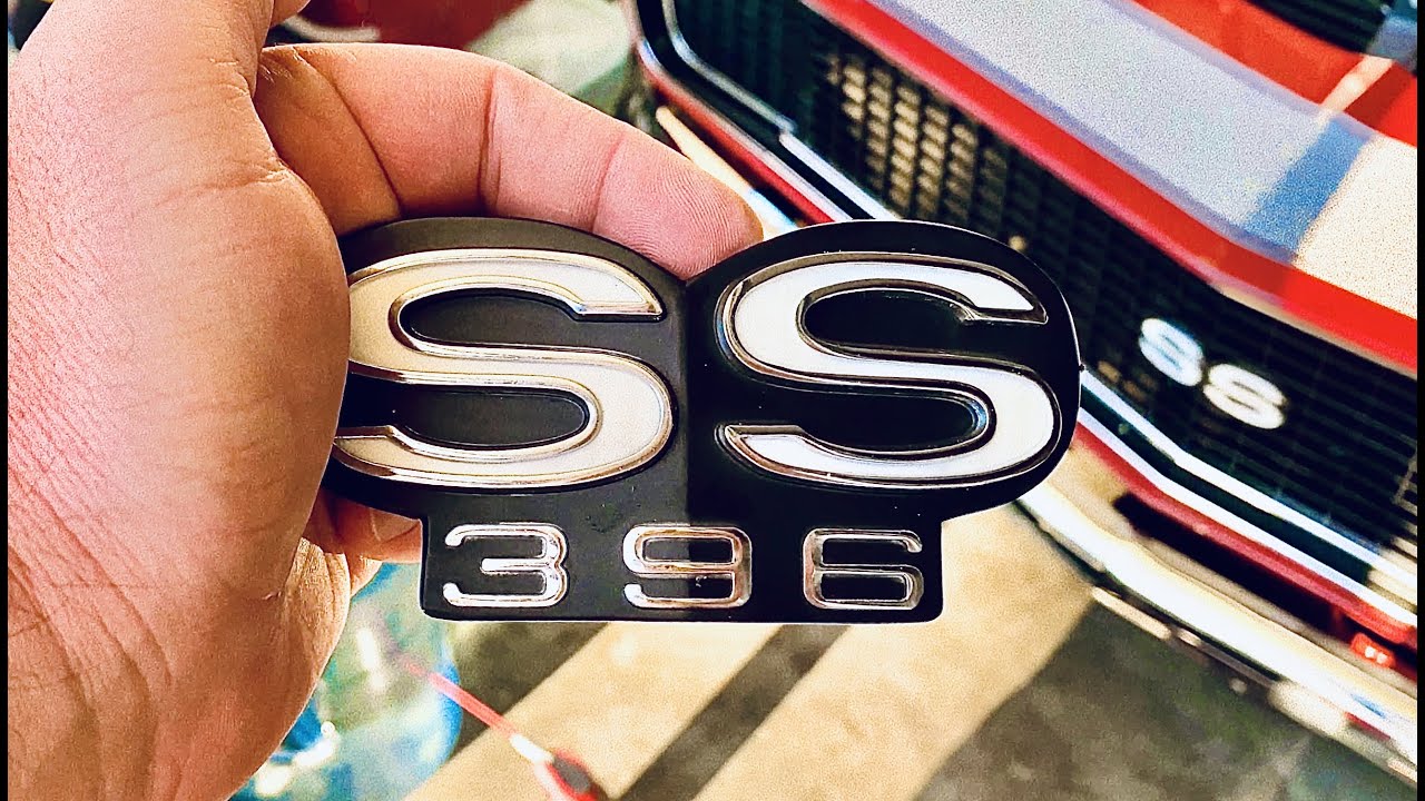 SS Grille Emblem Swap For Period Correct 1967 Camaro SS 396 - YouTube