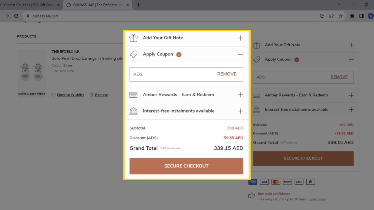 How To Use Ounass Discount Code - YouTube