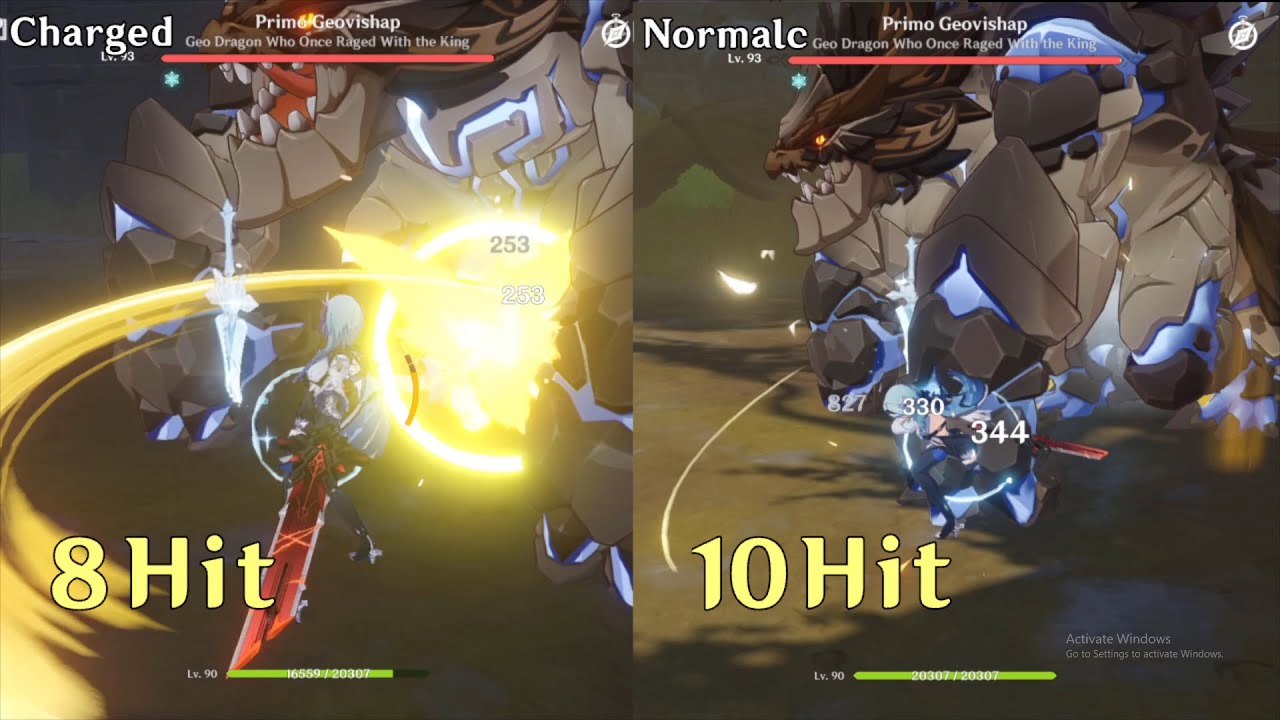 Eula Combo Normal or Charged Attack? ... Genshin Impact - YouTube