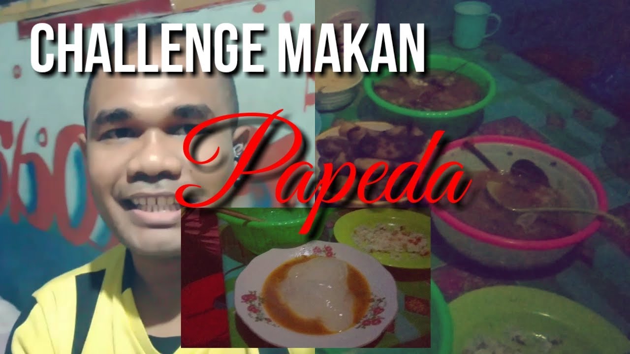 Makan Malam dengan Menu PAPEDA (Makanan Khas Maluku Utara) - YouTube
