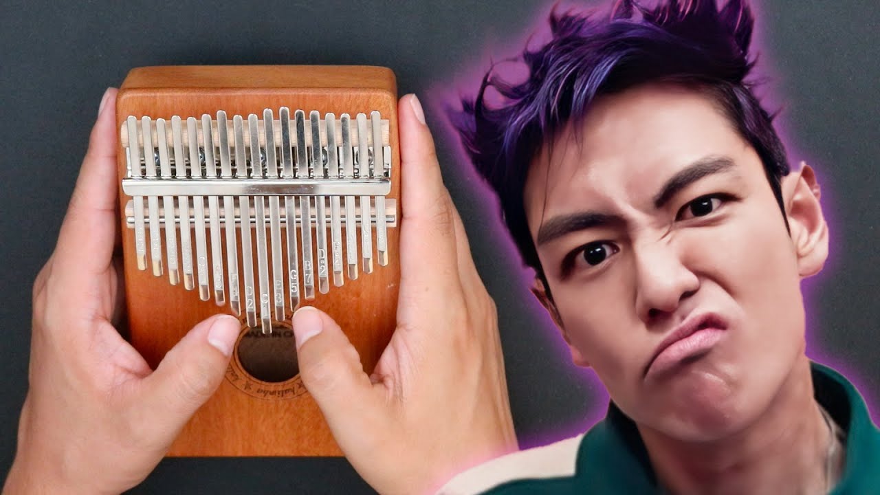 Tocando Mingle Game del Juego del Calamar 2 en mi Kalimba Económica ...