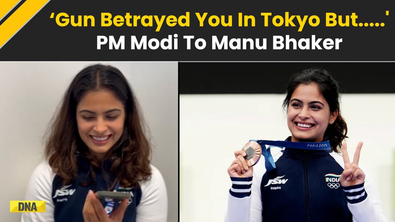 PM Modi Calls Paris Olympics Medalist Manu Bhaker: PM Modi ...