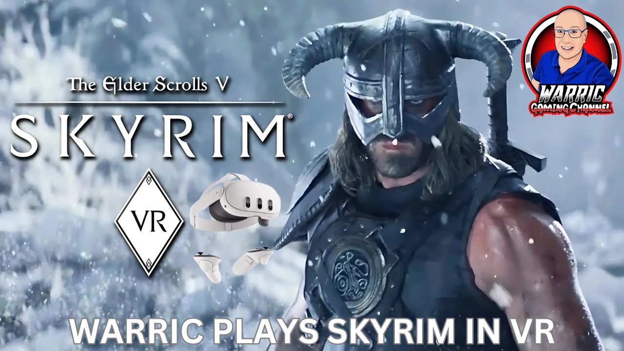 Warric's First Steps Into Skyrim's VR World - YouTube