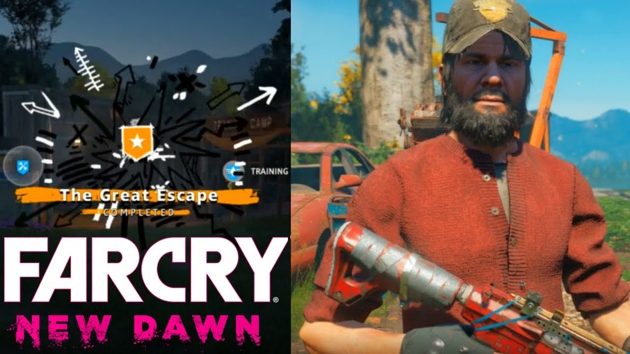 Far Cry New Dawn "THE GREAT ESCAPE" Story Mission NICK RYE Location ...