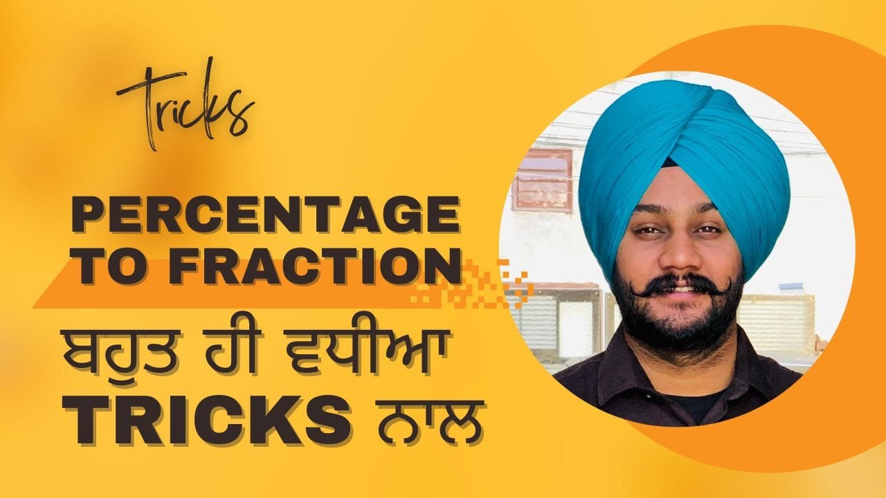 Percentage to Fraction || Short tricks|| Gravity coaching classes || by ...
