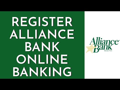 How To Register Alliance Bank Online Banking (2023) - YouTube