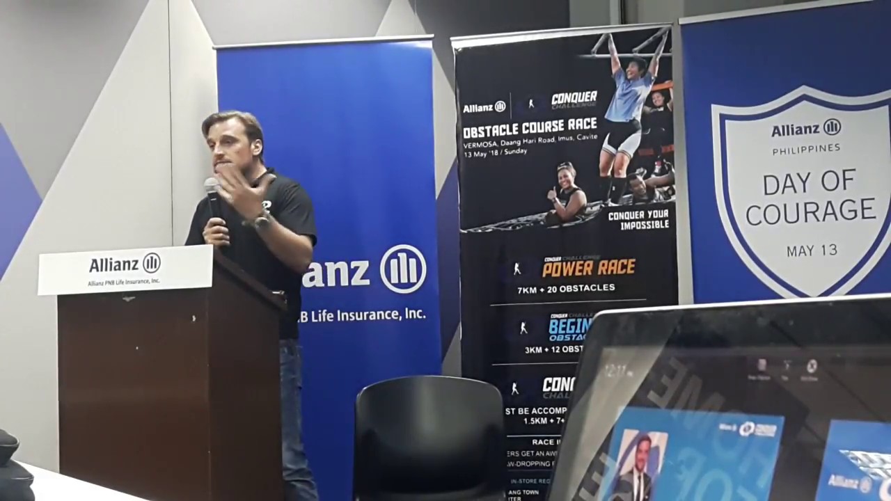 Allianz Conquer Challenge with Mr. Alexander Grenz, Allianz PNB Life's ...