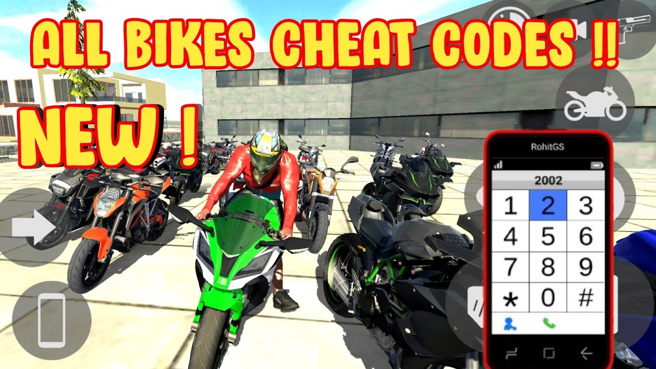 Indian Bikes Driving 3d Android Gameplay & all Cheat Codes all Bikes cheats - YouTube