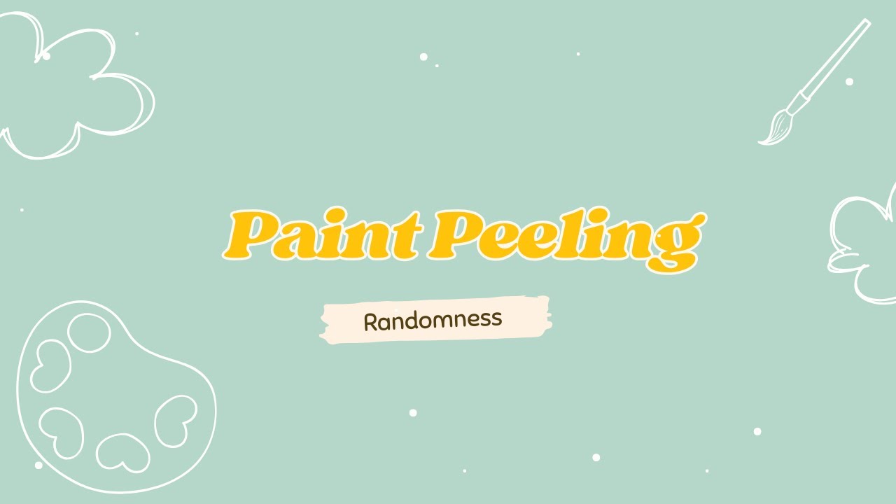 Paint Peeling - Mint Aqua - YouTube