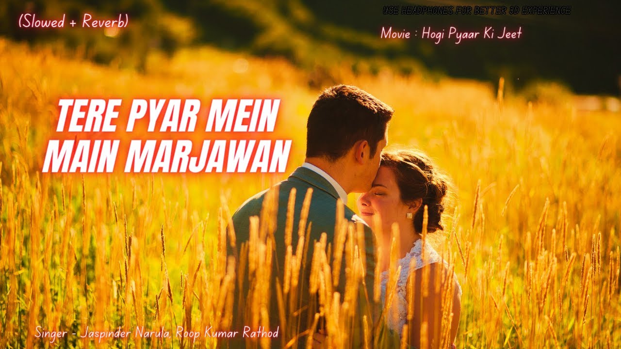 Tere Pyar Mein Main Marjawan ( Slowed + Reverb ) 💖 Ajay Devgn, Neha ...