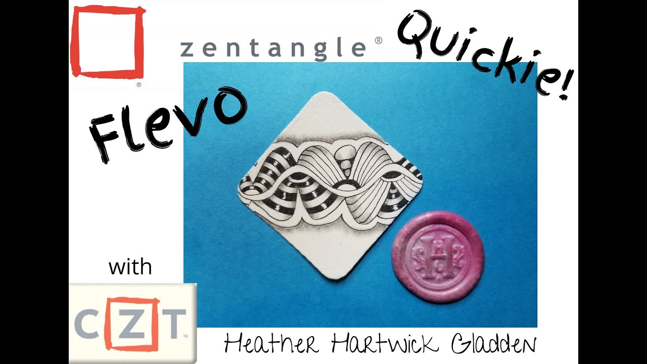Flevo | Zentangle® Quickie - YouTube