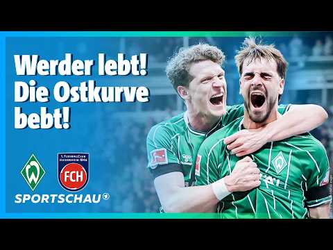 Werder Bremen – 1. FC Heidenheim Highlights Bundesliga, 24. Spieltag | Sportschau Fußball