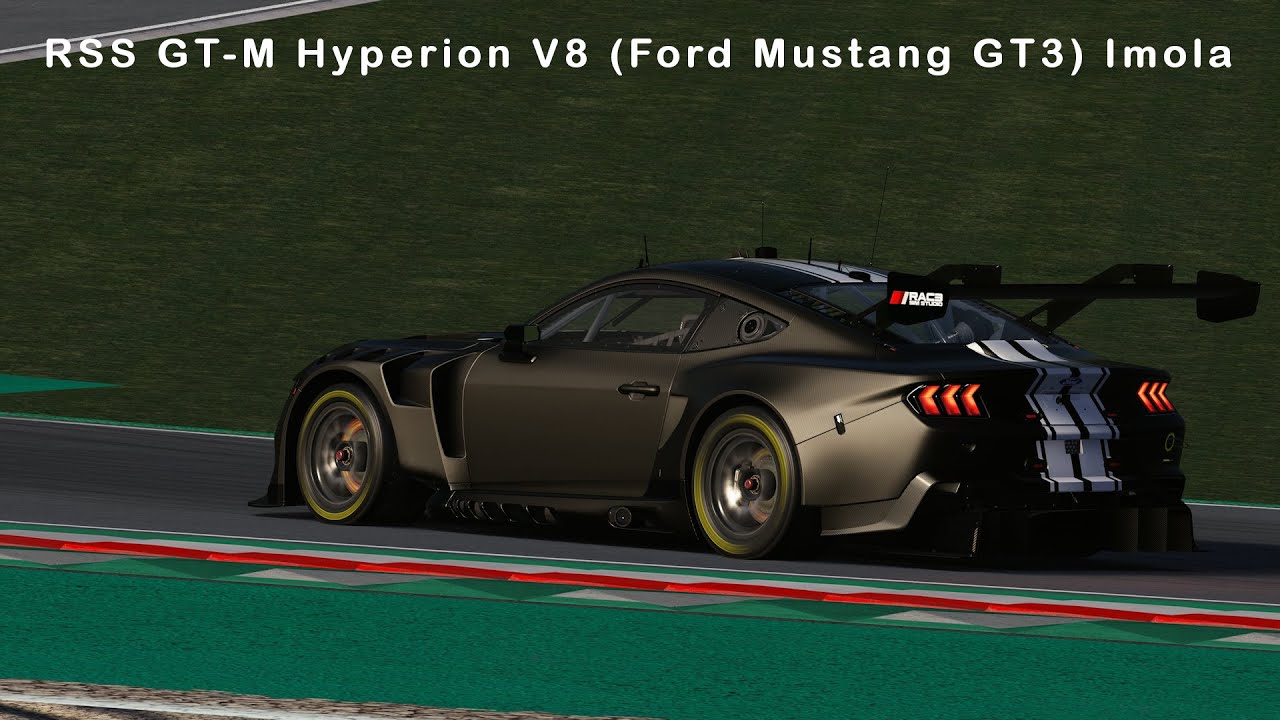 RSS GT-M Hyperion V8 (Ford Mustang GT3) Imola - YouTube