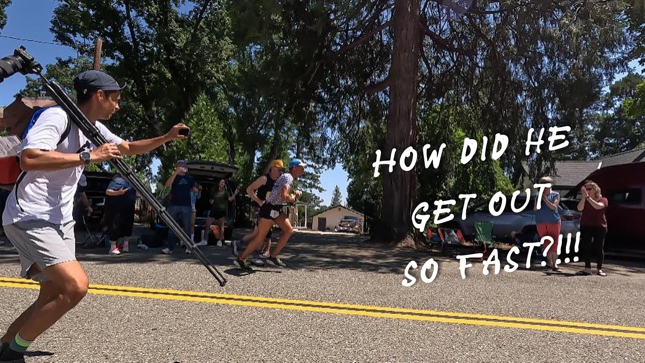 Arlen Glick, 2 minute efficient Aid Station stop in Foresthill, Western ...