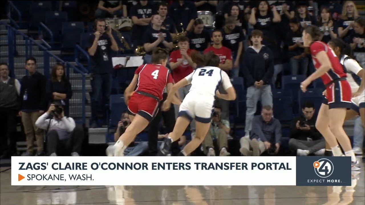 Zags' Claire O'Connor enters transfer portal - YouTube