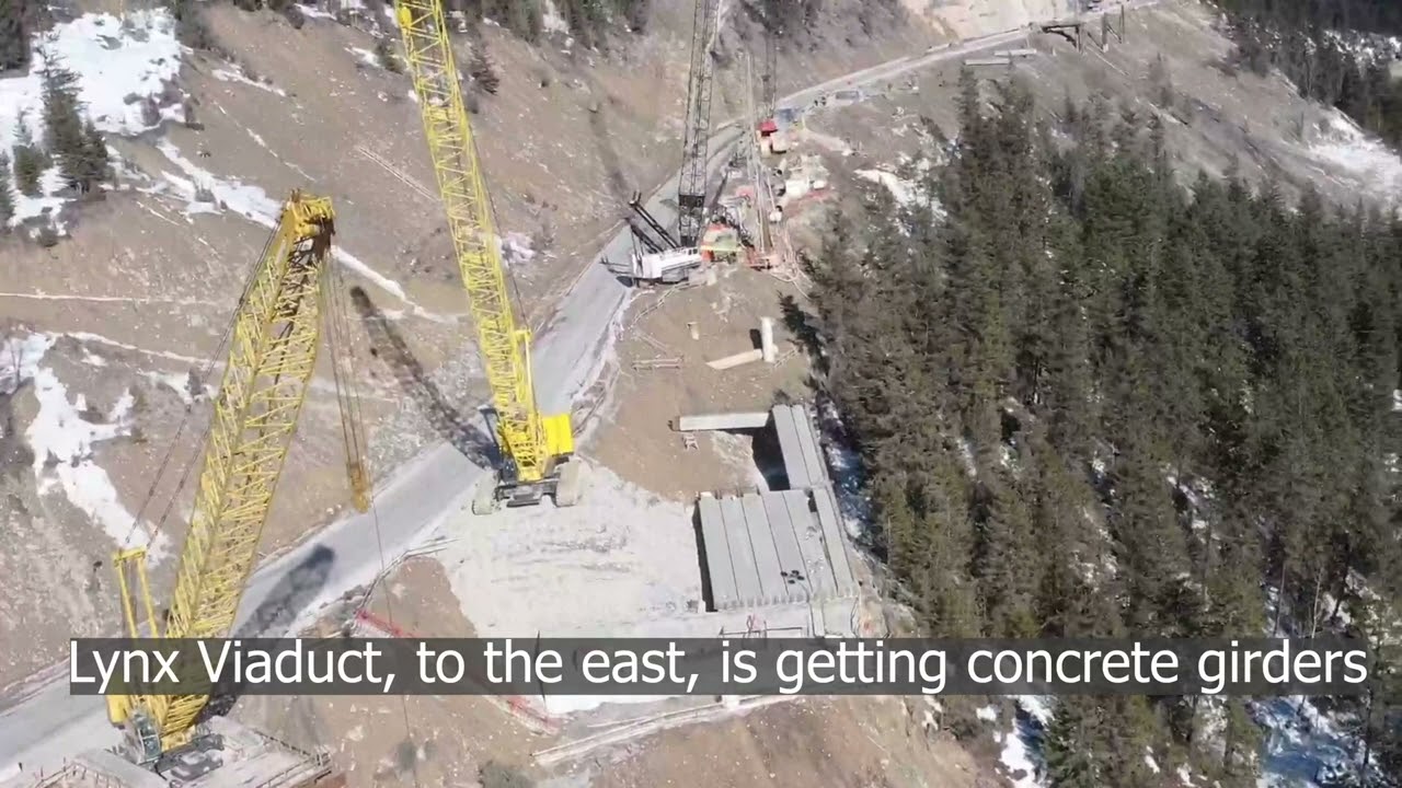 Kicking Horse Canyon Phase 4 Flyover Tour (March 2022) - YouTube