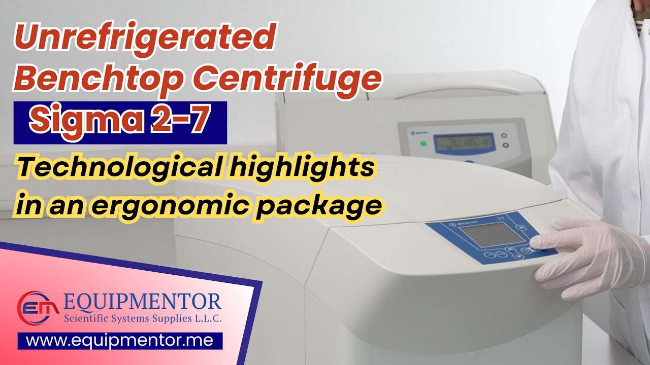 Unrefrigerated Centrifuge || Sigma 2-7 || Lab Centrifuge || Laboratory ...