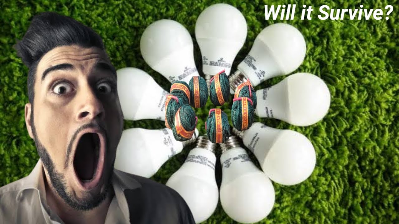 How Many Bulb Can Survive with Nazi Blst | Light Bulb Smashed | Heustic ...