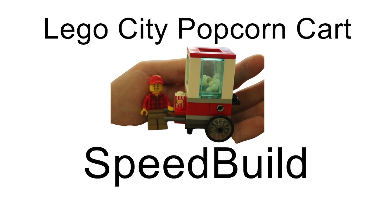 Lego City Popcorn Cart Speed Build - YouTube