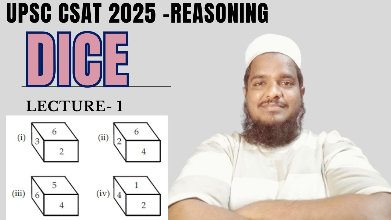 Tricks for DICE upsc csat in telugu | Standard and non standard dice ...