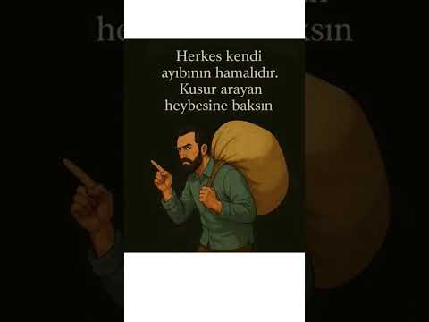 Kusur arayan heybesine baksın.👏